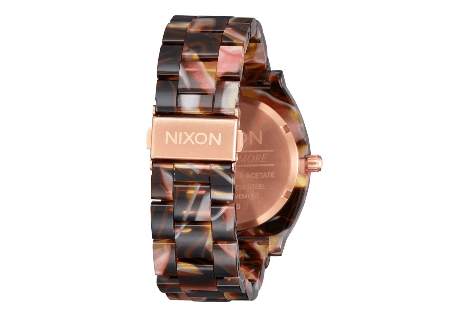 Perfect for spring : The Nixon Time Teller Acetate Watch